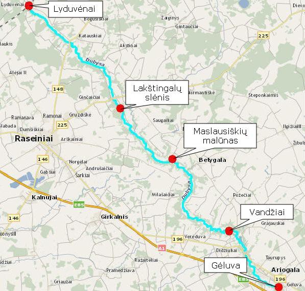 Baidarių nuoma Dubysa Apie mus, Maršrutai | DubysaBaidares.lt